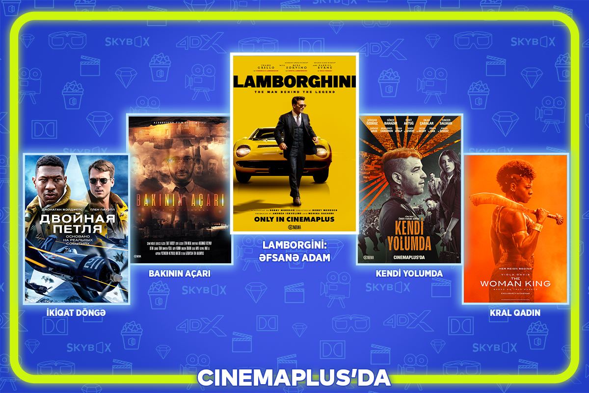 Премьеры фильмов в CinemaPlus - "Ламборгини: Человек-легенда", "Ключ Баку", "Двойная петля ...