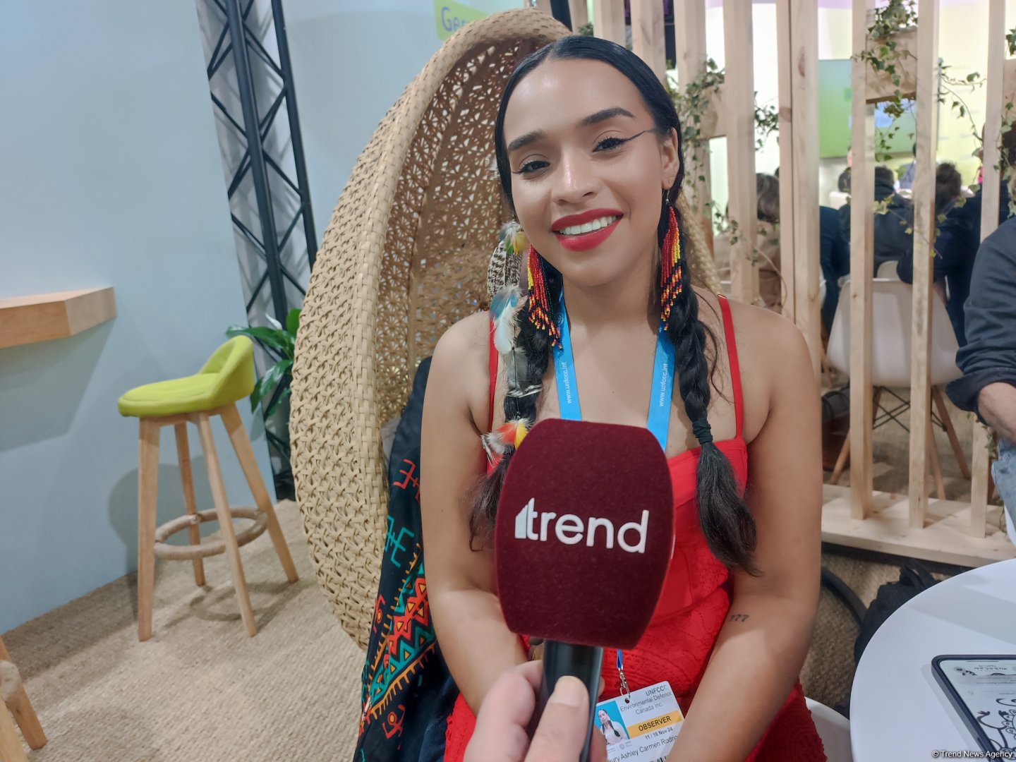 Азербайджан стал для меня приятным открытием – представительница племени Таино на COP29 - Trend.Az